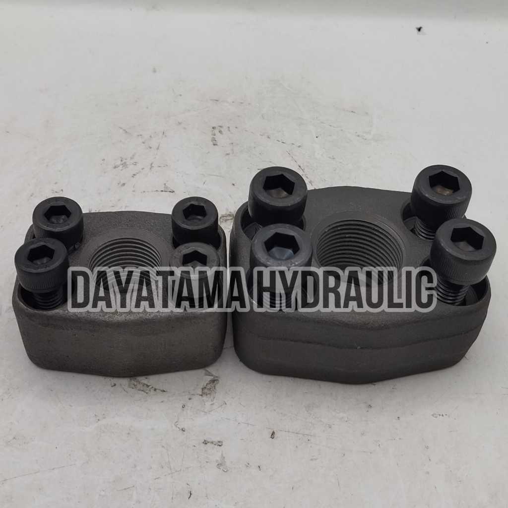 Flange INLET OUTLET GEAR PUMP / INLET OUTLET POMPA FLANGE | Shopee ...