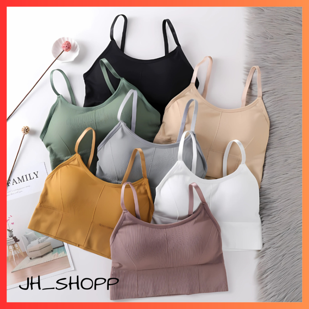 JH Women's one-piece bra, push-up bralette bra with thin Korean style ...