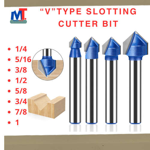 MATA Wood Profile Bit Router Bit V GROOVING BIT Router Bit V Type ...
