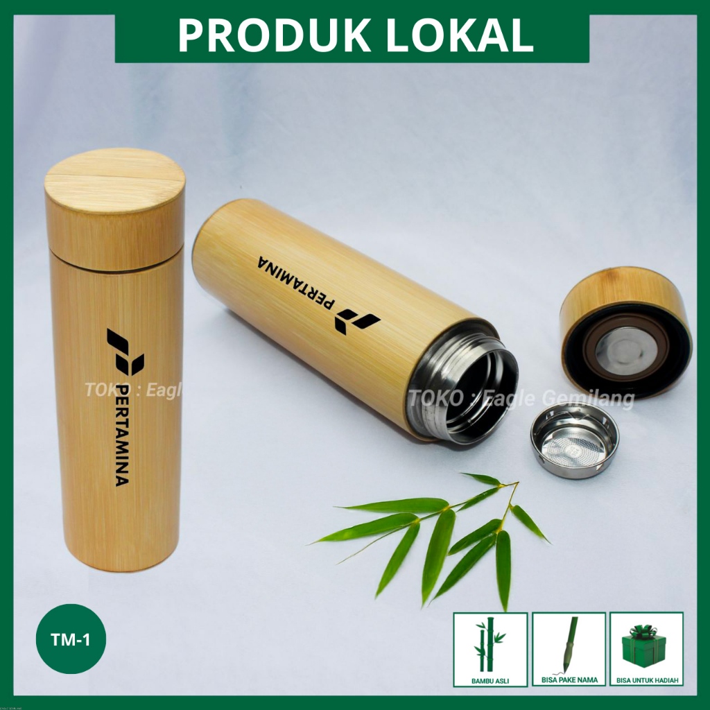 TERMOS Bamboo thermos Long lasting hot water thermos original bamboo ...