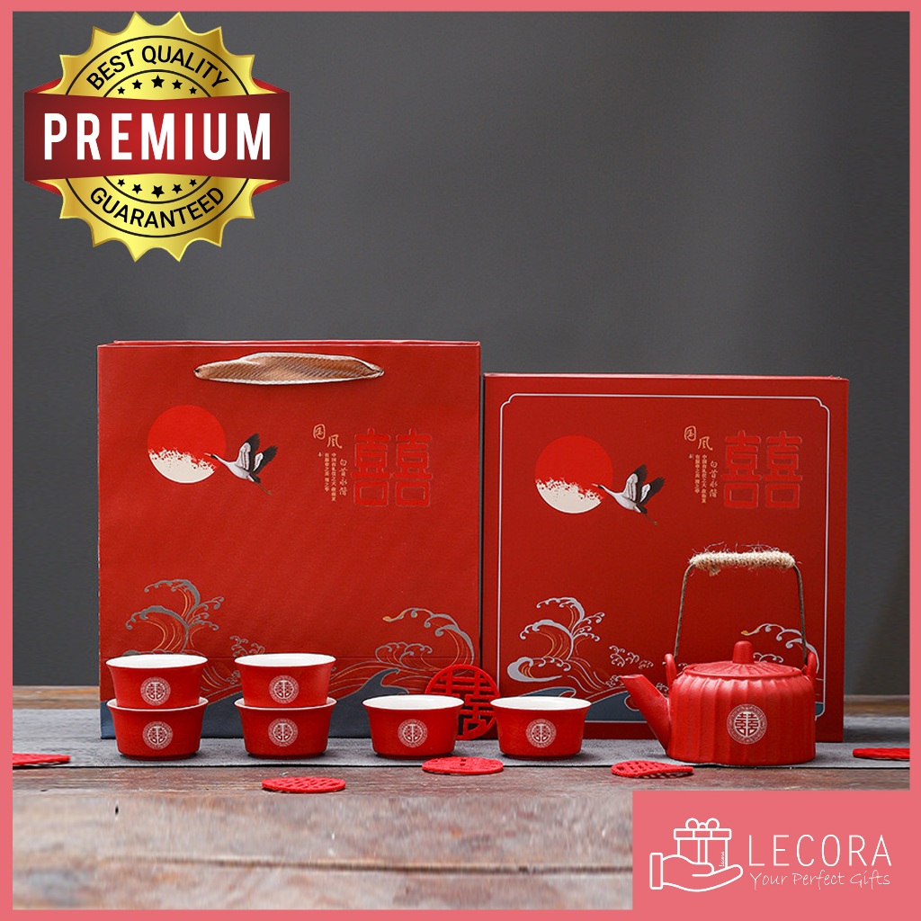 LECORA Ceramic Teapot Set Chinese PHANGTEH / SANGJIT / TEAPAY / TEAPAI ...