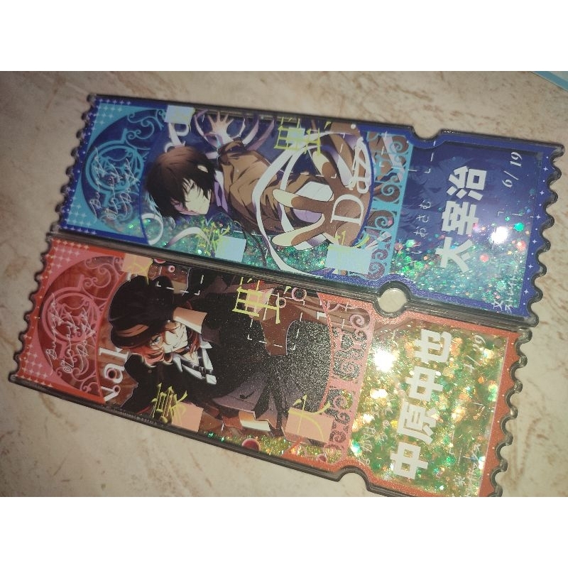 Bungou Stray Dogs BSD Quicksand Acrylic Ticket Card Blocks Shaker ...