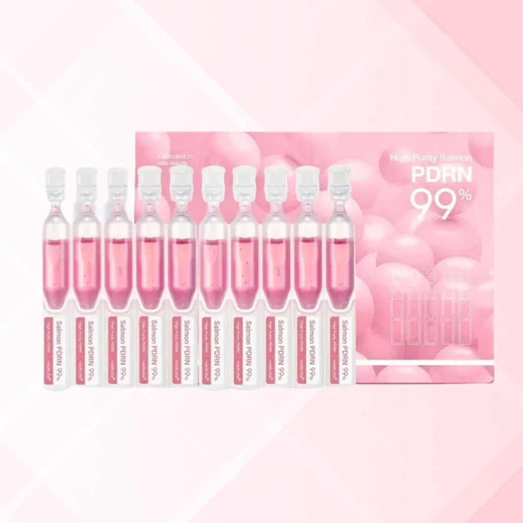 MEDICUBE PDRN Pink One Day Serum High Purity Salmon 99% 1,5ml X 10ea / Instant Brightening ...
