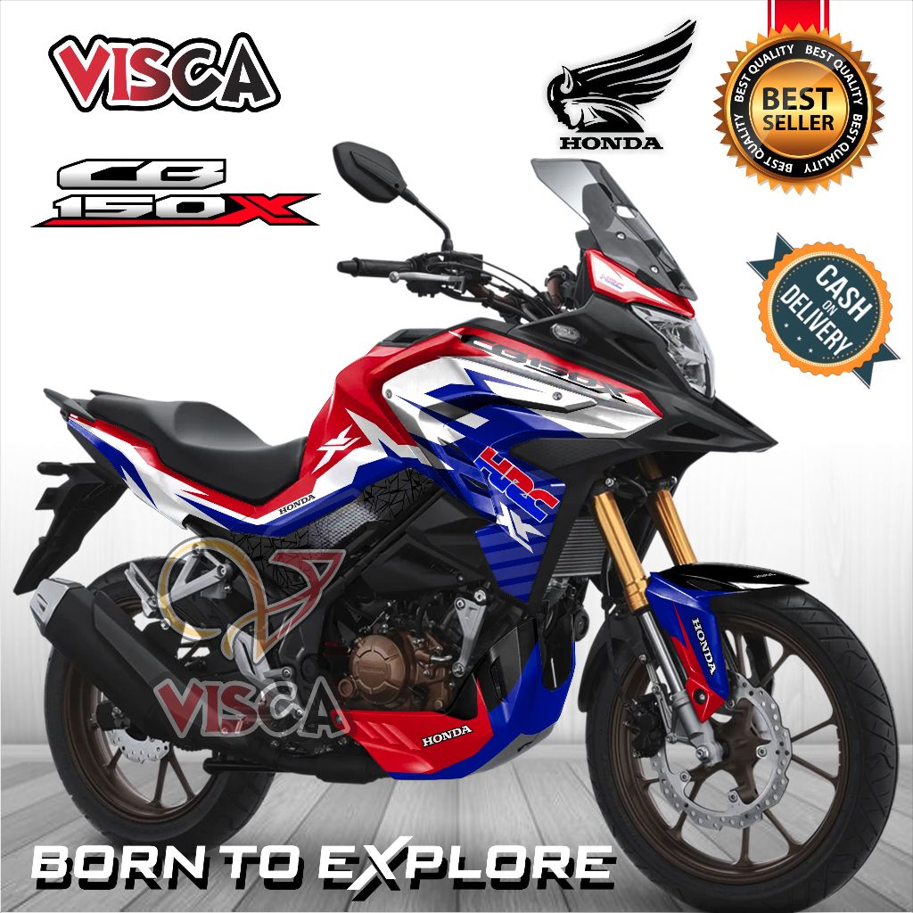 Decal Cb150x New Full Body Sticker Cb 150x New Full Body Striping Cb ...