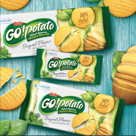 Gopotato 1000 Go Potato Original Flavor Potato Biscuits (1 pack ...