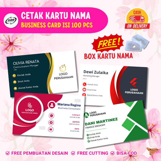 CONTENTS 100 NAME CARDS - PRINT NAME CARDS - BUSINESS CARD CONTENTS 100 ...