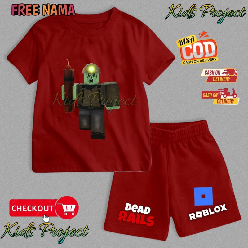 Roblox Kids Suit Dynamite Zombie Character Roblox Dead Rails | Shopee ...