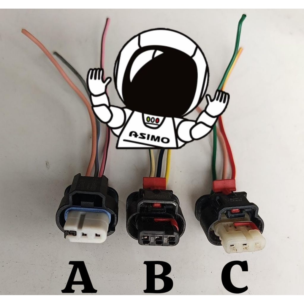 Original 3 pin socket Universal 2 pin socket Original mitsubishi Chery ...
