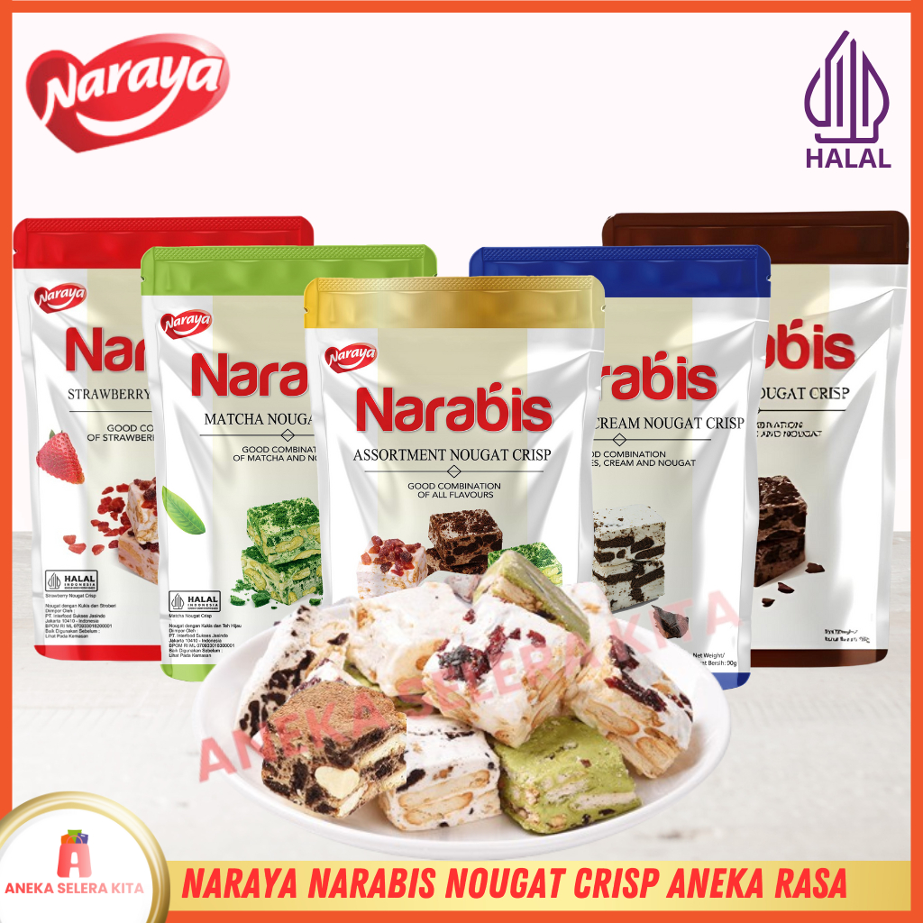 Naraya Narabis Chocolate Strawberry Matcha Cookies Cream Assortment ...