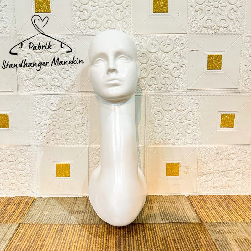 Wall head mannequin | Long Neck Head Wall Mannequin | Hijab Stork Head ...