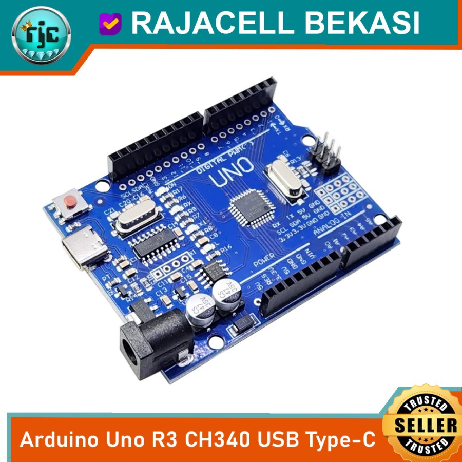 Arduinoo Uno R3 USB Type-C Atmega328 CH340G Development Board Uno USB-C ...
