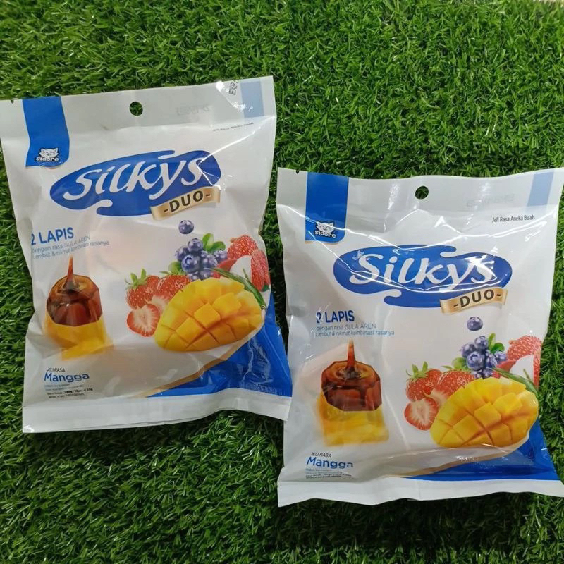Silkys PUDDING JELLY 2 LAYERS OF PALM SUGAR CONTAINS 10 PCS | Shopee ...
