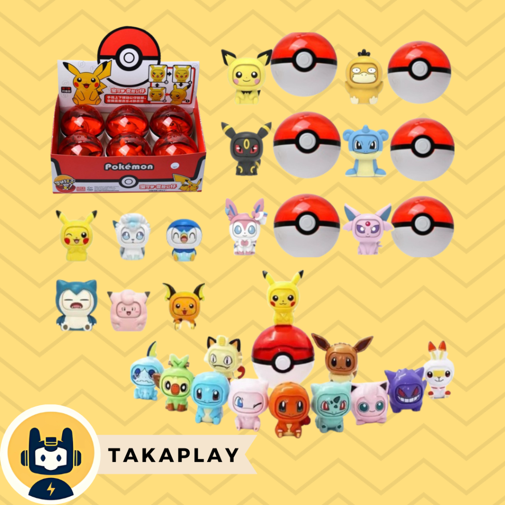 Pokemon Pokeball Changing Face Swap Faces Pikachu Charming Pichu Pilup ...