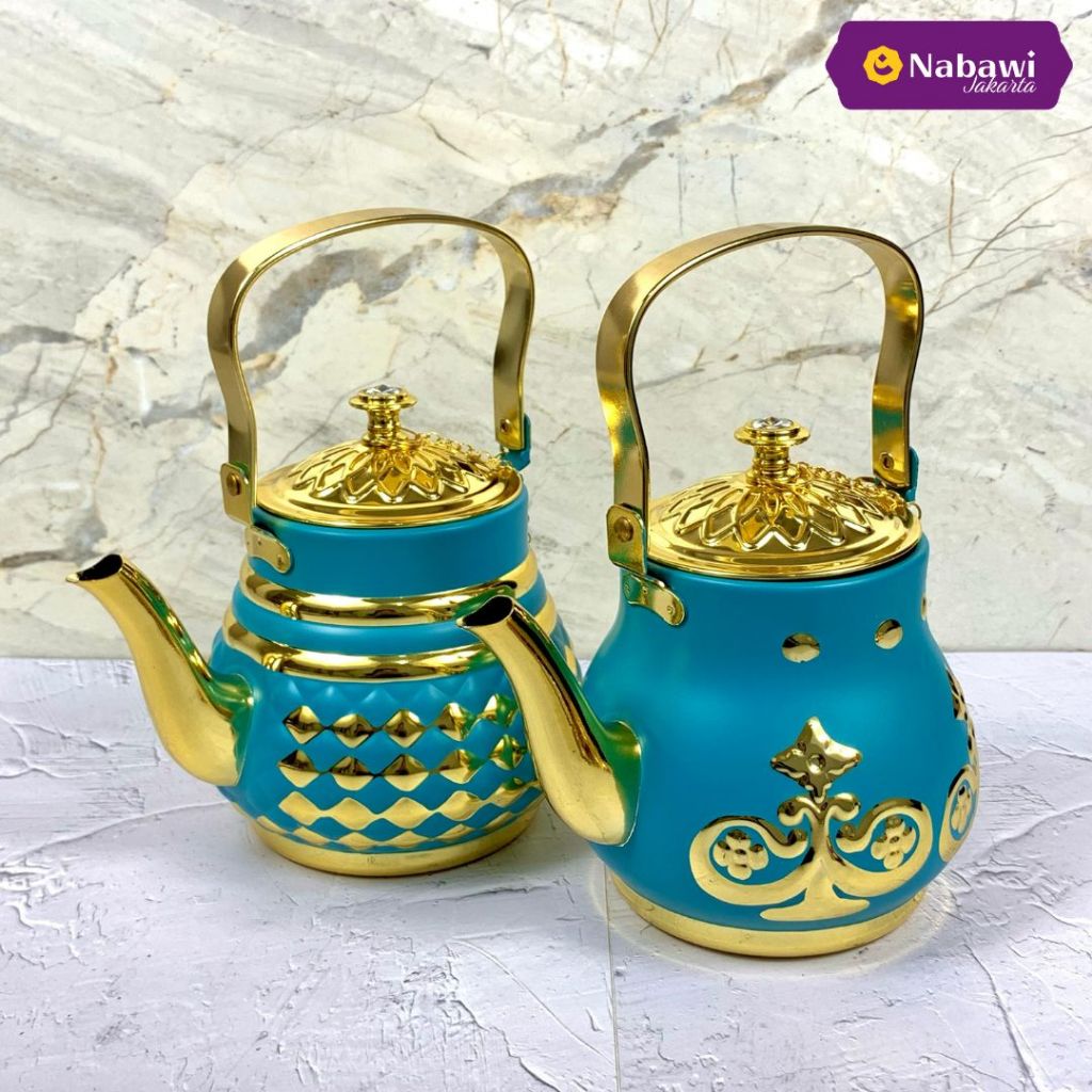 1,2 Liter Color Carved Teapot Arabic Teapot Zam Zam Teapot Tea Pot ...
