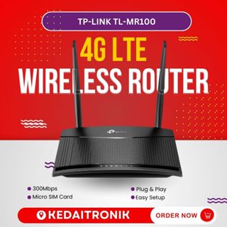 Tp-Link TL-MR100 4G Wireless Sim Card GSM Modem Router Tplink TL MR100 ...