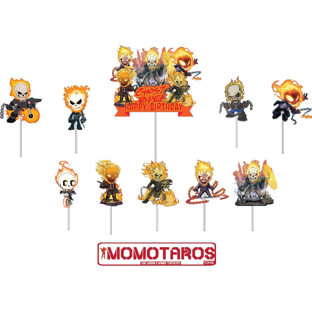 Marvel Ghost Rider cake Topper | Shopee Singapore