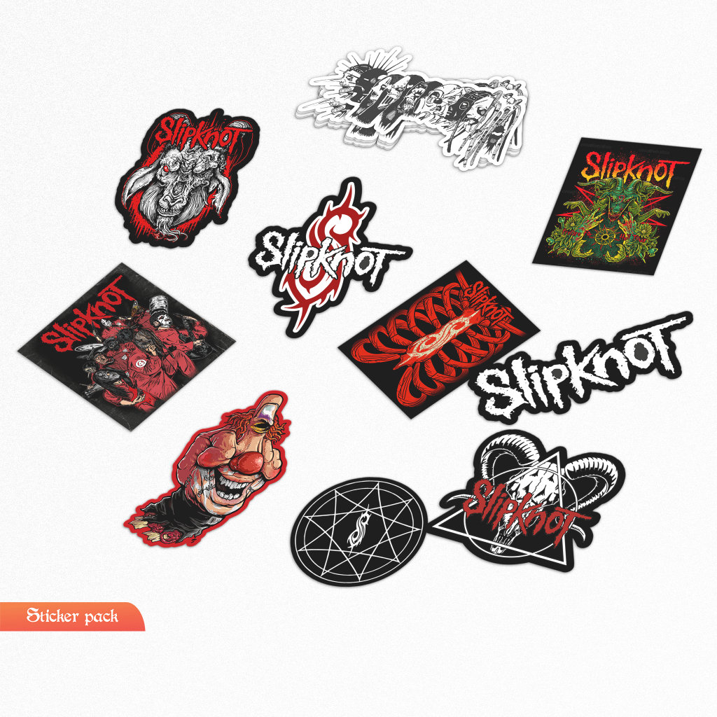 Slipknot band stickers/stickers | Shopee Singapore