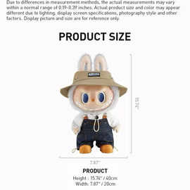Labubu Fall In Wild vinyl plush doll 40cm Pop Mart ORIGINAL The ...