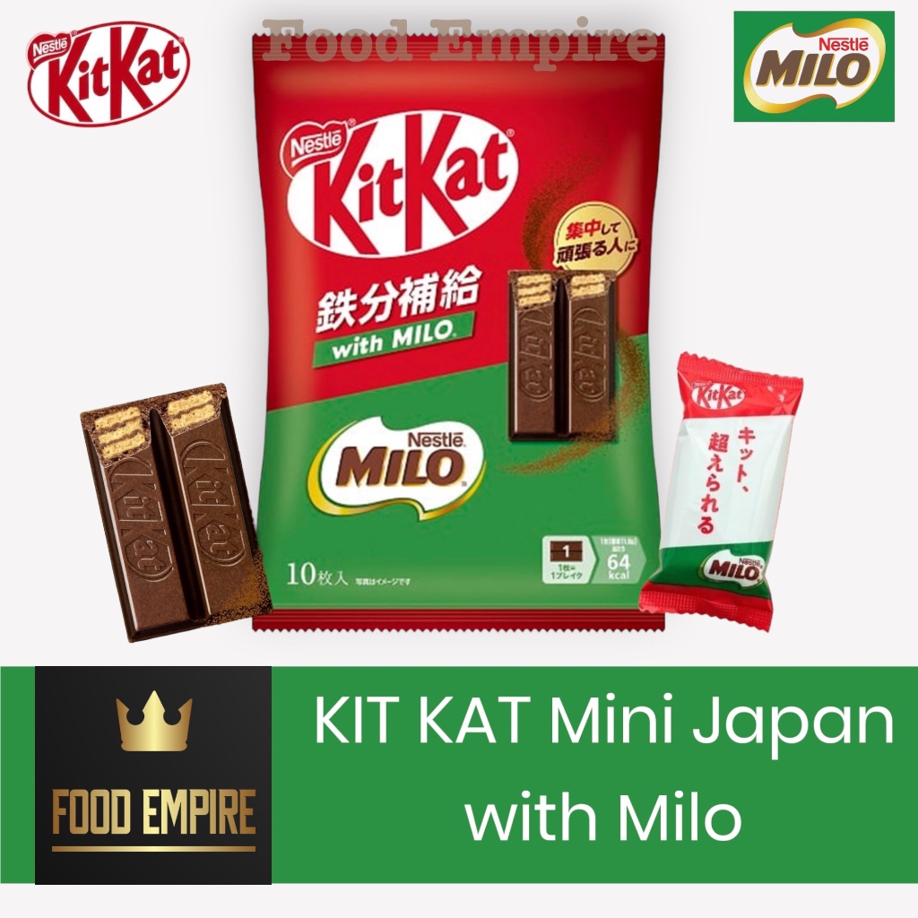 Japanese MILO KITKAT | Kit Kat Mini Chocolate | Product of Japan ...