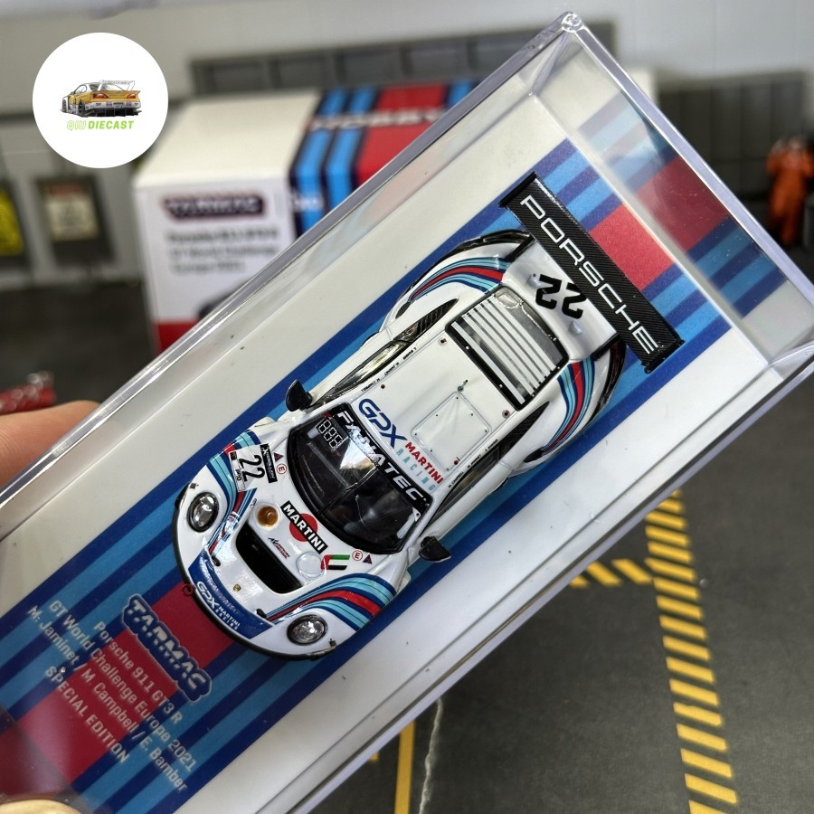 PUTIH Tarmac Porsche 911 GT3 R White White GT World Challenge Europe ...