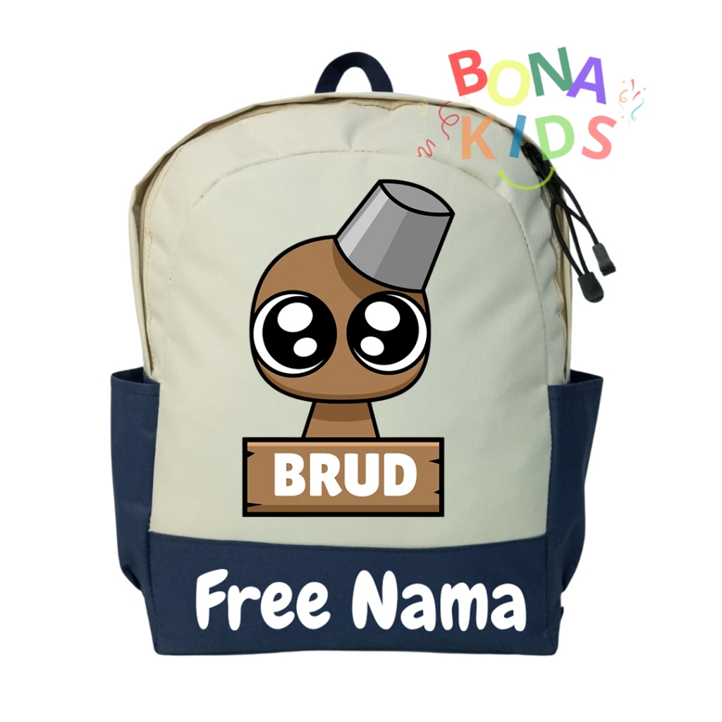 Incredibox Sprunki Brud Children's Backpack Free Name | Shopee Singapore