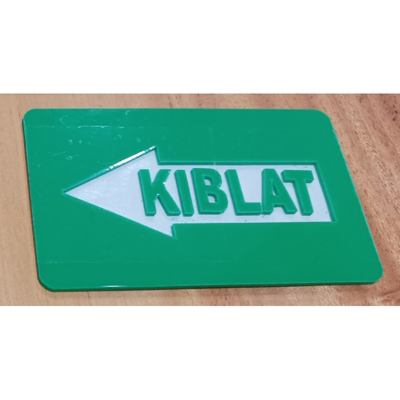 ACRYLIC SIGN KIBLAT QIBLA DIRECTION ACRYLIC KIBLAT | Shopee Singapore