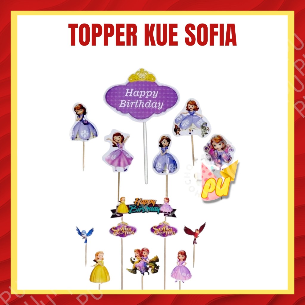 Sofia Topper / Sofia The First Cake Topper | Shopee Singapore