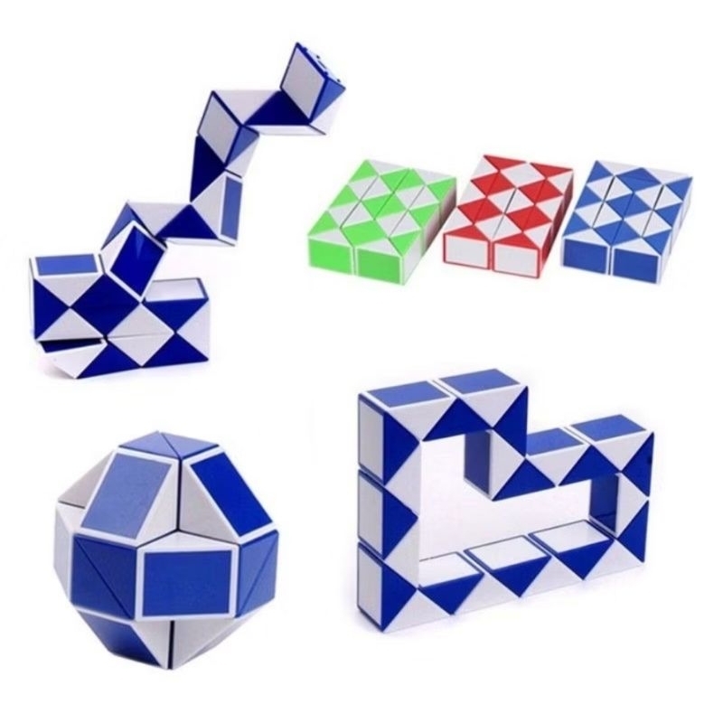 CAN CHOOSE COLOR - children's toy snake rubik - rebon snake | Shopee ...