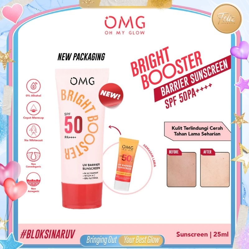 OMG Bright Booster Barrier Sunscreen SPF 50 PA++++ | Sunscreen of a ...