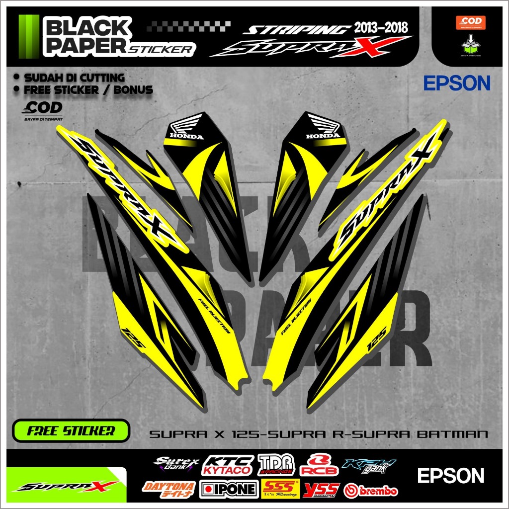 Striping SUPRA X 2018 SIMPLE ELEGANT MOTIF ( SPR 06 ) | Shopee Singapore