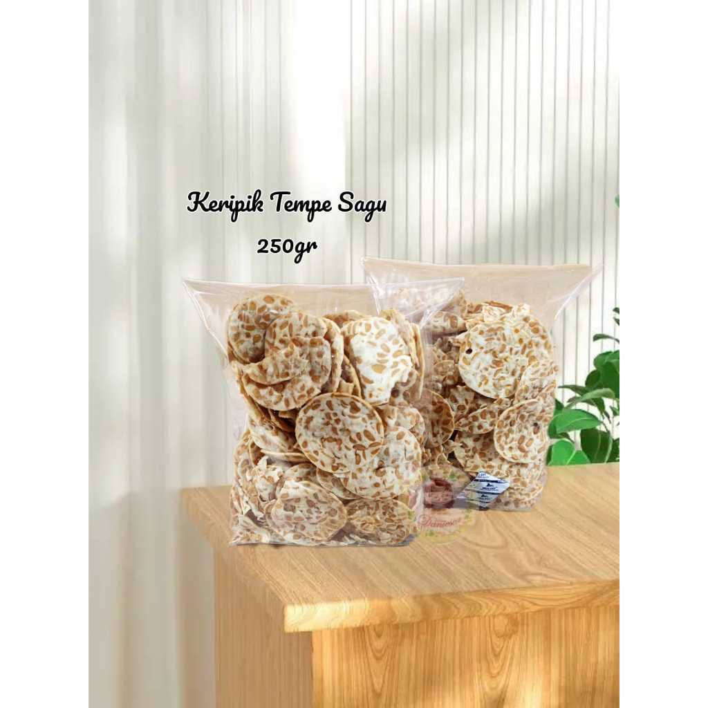 .250 gr Savory Salted Sago Tempeh Chips snack (DS Bgr) | Shopee Singapore