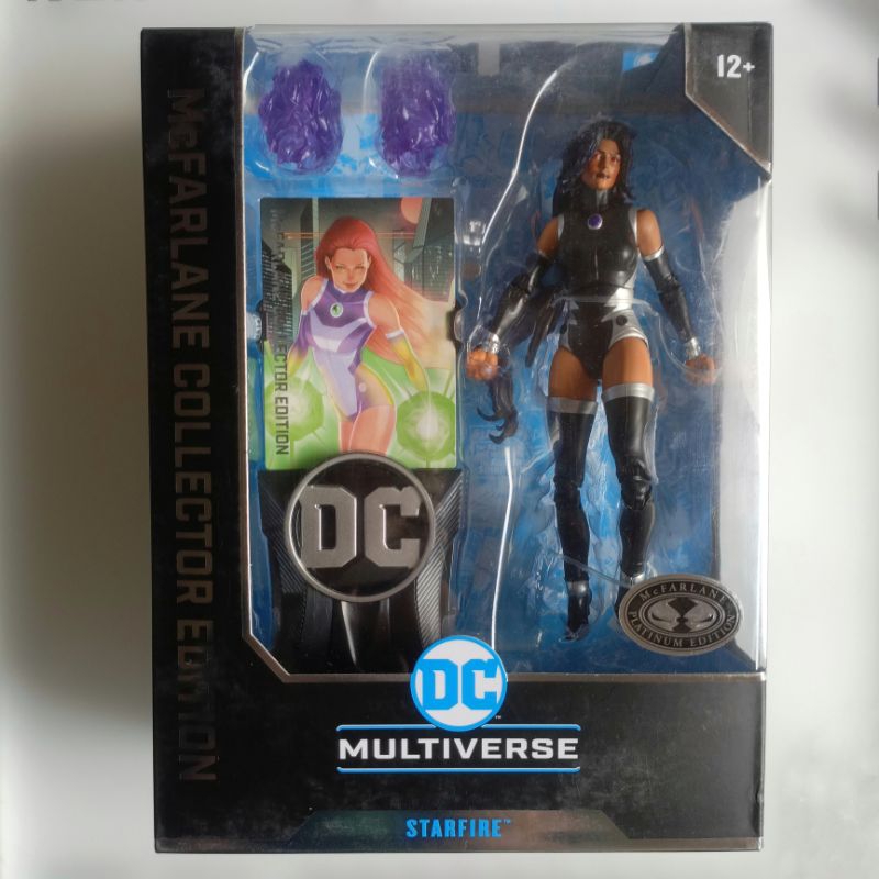 Dc Multiverse Starfire Collector Edition Mcfarlane Platinum | Shopee ...