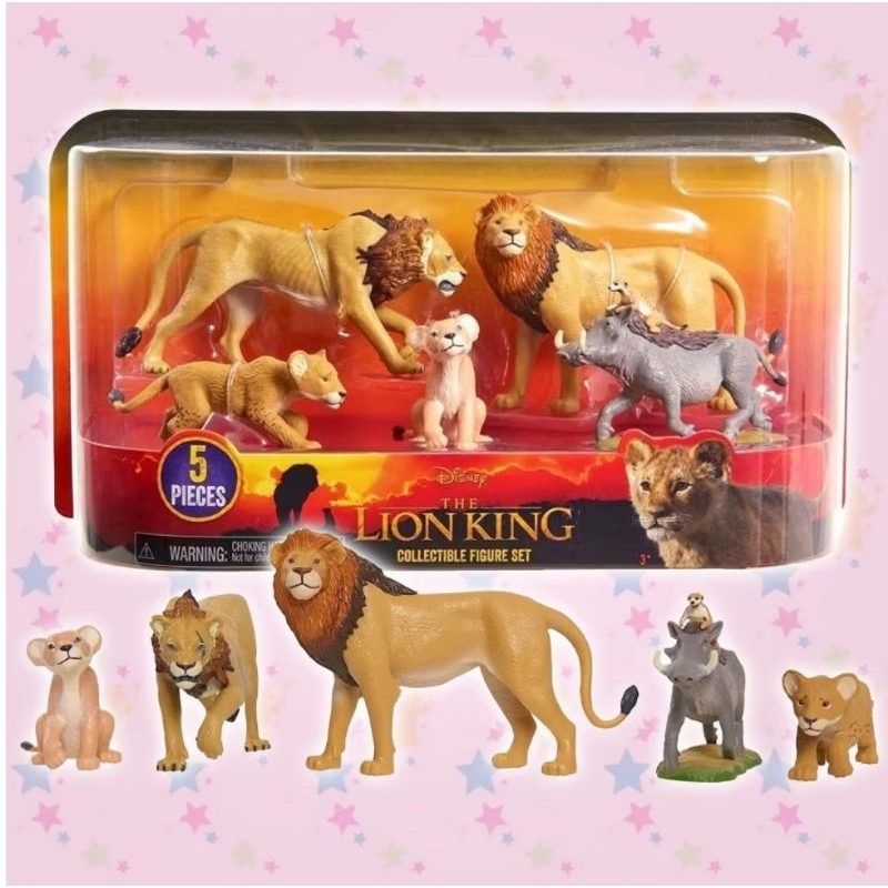 Disney The Lion King Simba Nala Pumba Scar Timon Action Figure Set of 5 ...