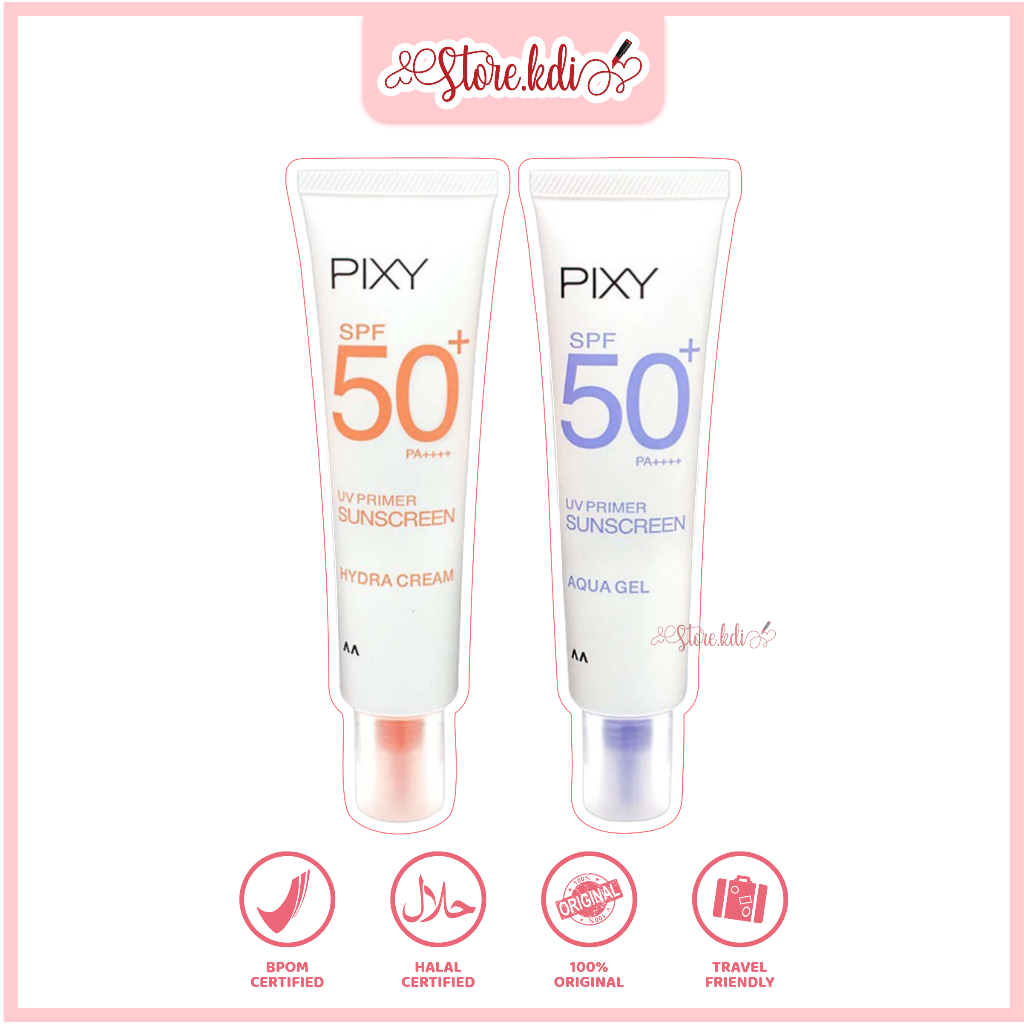 PIXY UV Primer Sunscreen SPF 50 PA++++ | Aqua Gel | Hydra Cream 30g ...