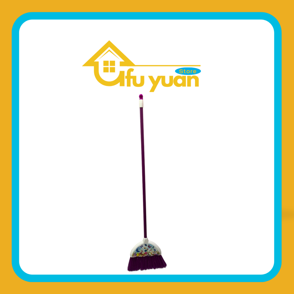 Fu Yuan Store Synthetic Fan Broom Plastic Floor 1 Pc Nylon Multi ...