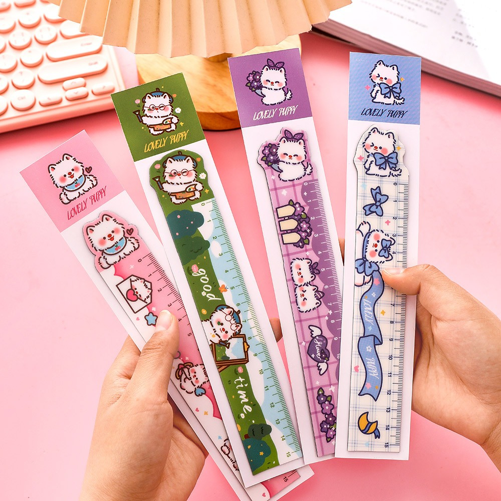 PGR~Cute Character Ruler/Unique Ruler/School & Office Supplies | Shopee ...