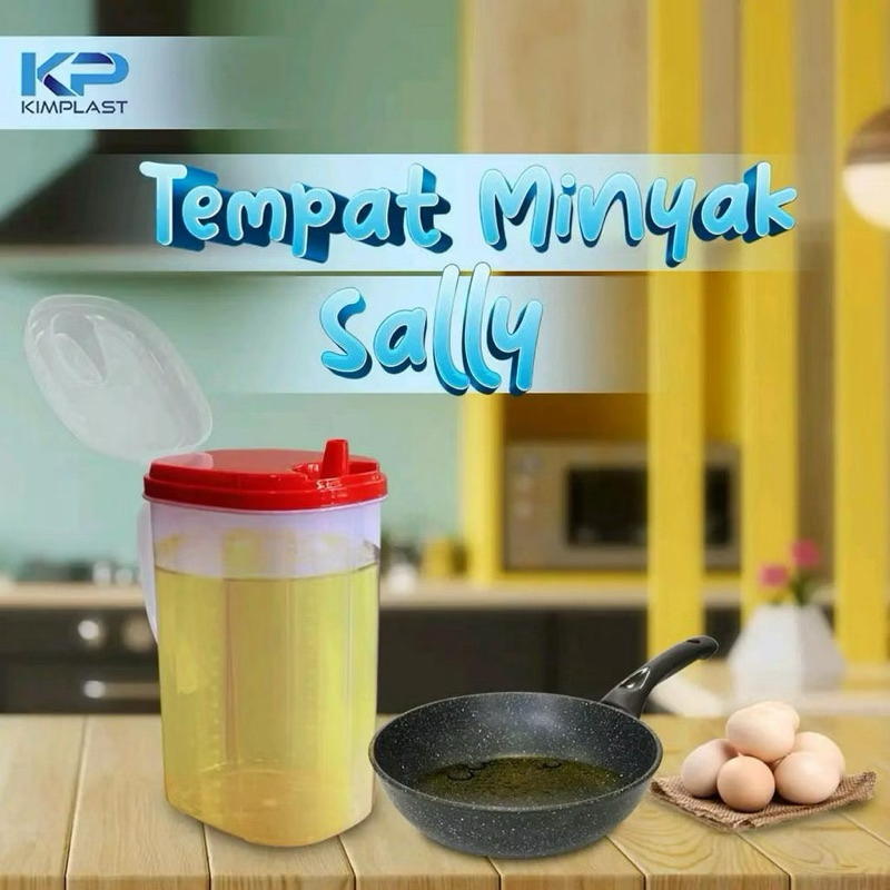 (new) Kimplast 2 Liter COOKING OIL CONTAINER Multi-Purpose Storage ...