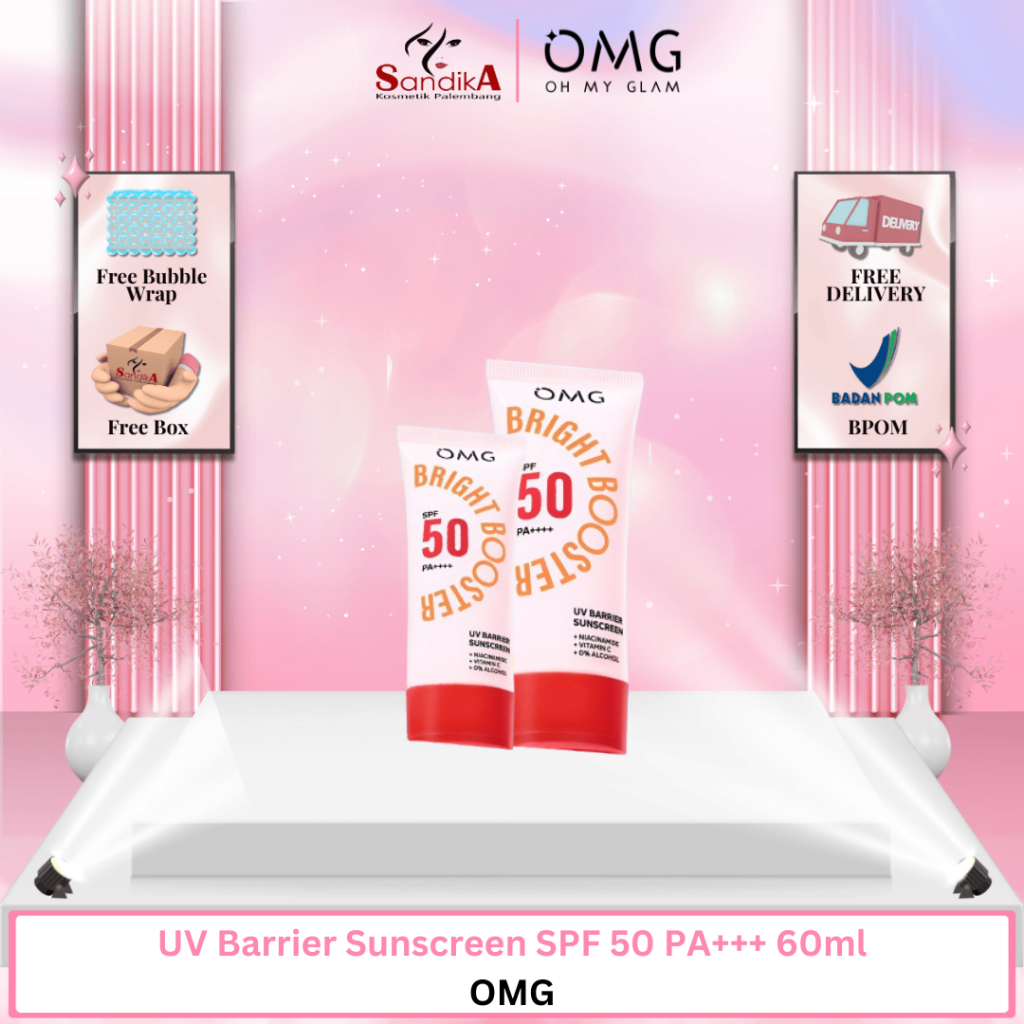 OMG UV BARRIER SUNSCREEN SPF 50 PA++++ 60 ML | Shopee Singapore