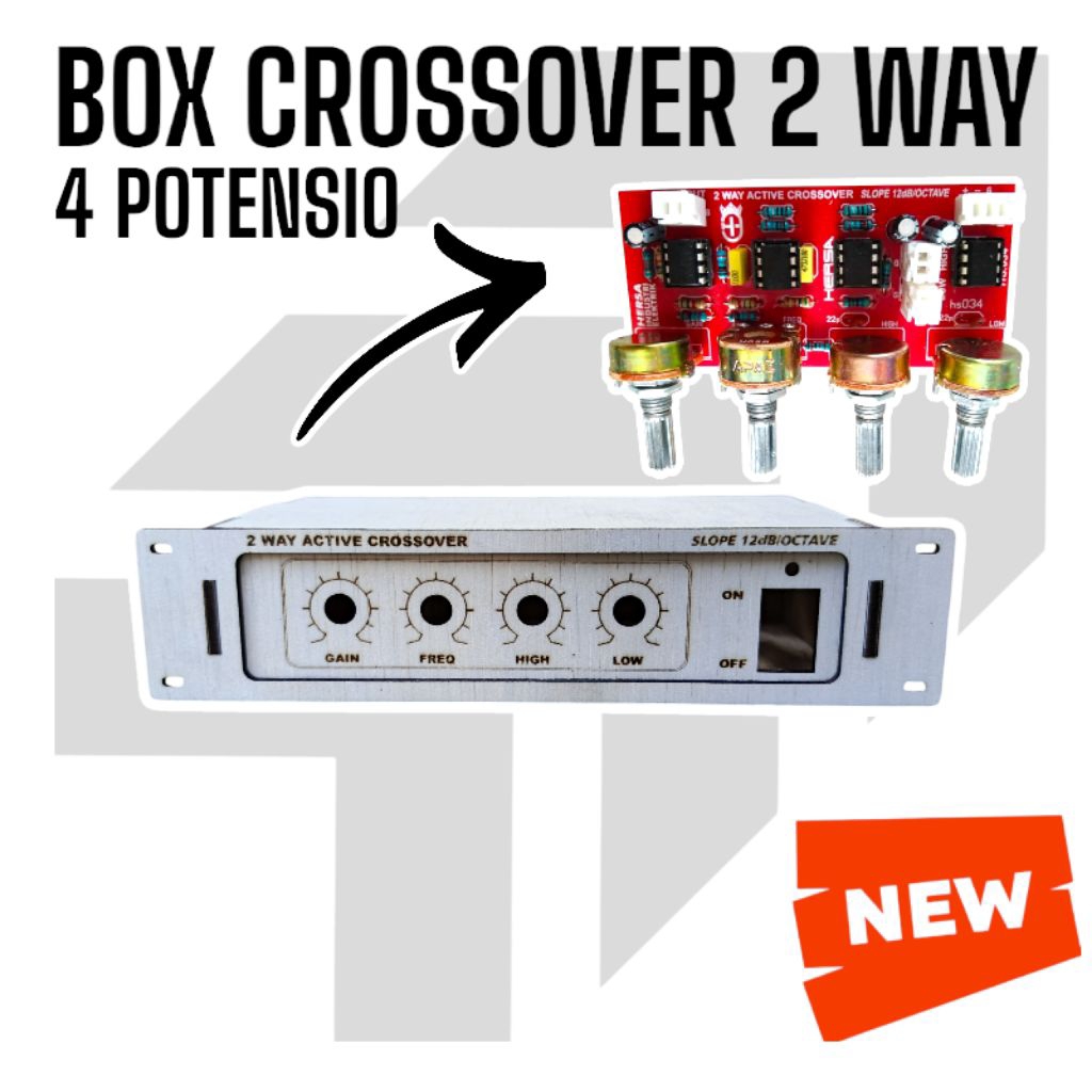 2 way mini 4 potentiometer crossover Box | Shopee Singapore