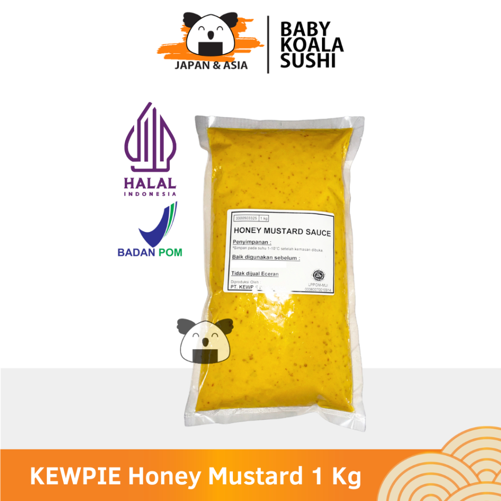 KEWPIE Mayo Honey Mustard Mayo 1 Kg Halal | Chicken Wing Sweet Sauce ...
