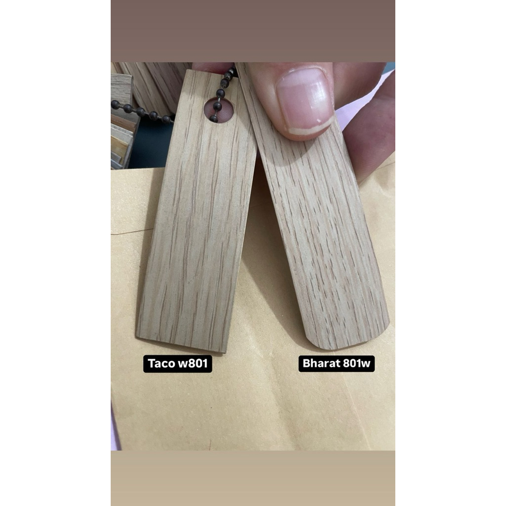 BHARAT Edging PVC Woodgrain 801W Hpl table edge coating | Shopee Singapore