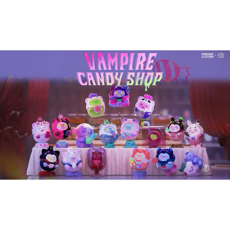 Finding Unicorn x Shin Woo Vampire Candy Shop Blind Box | Shopee Singapore
