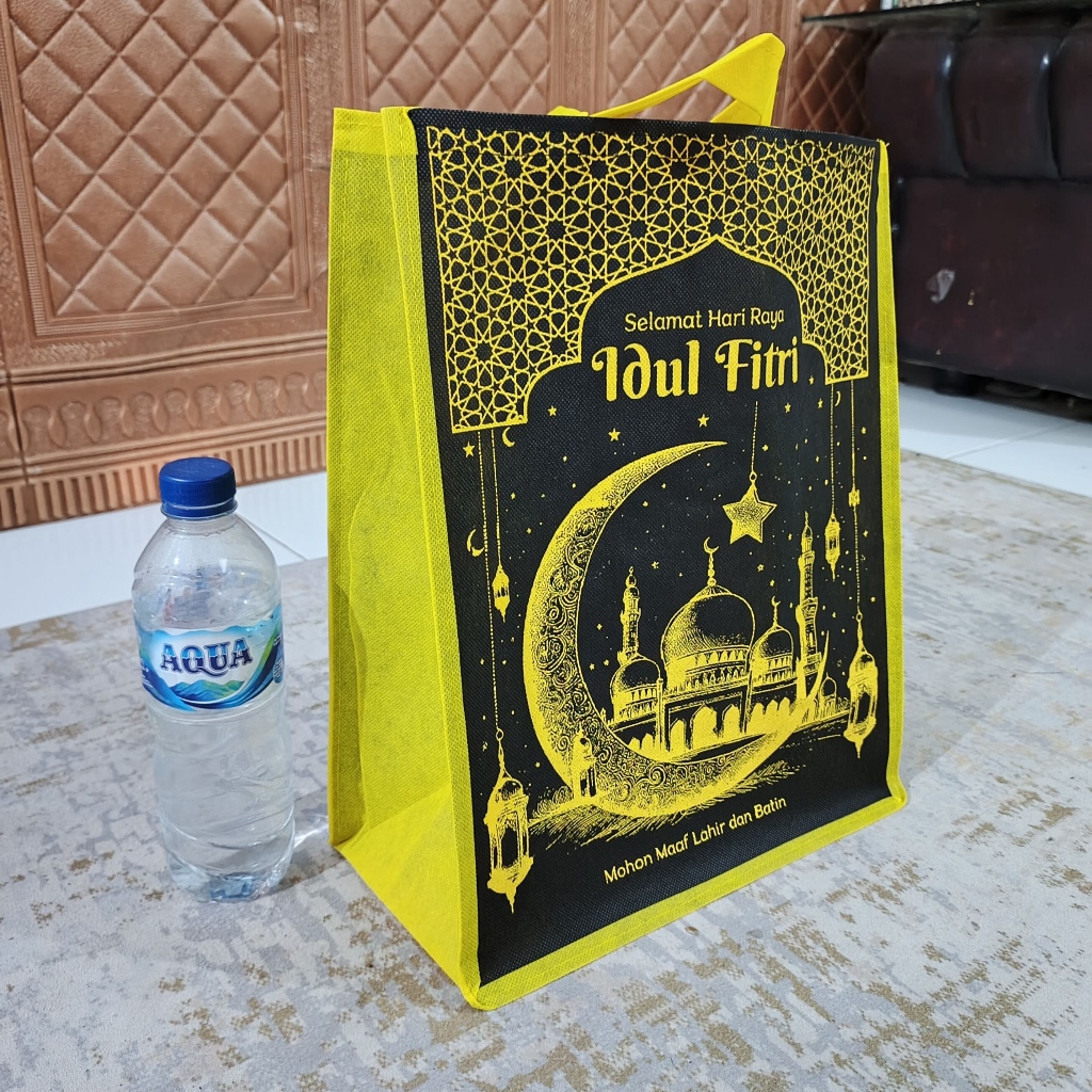 Eid PARCEL BAG T40X30X14cm 1 DOZEN (12PCS) THICK SEWING EID HAMPERS BAG ...