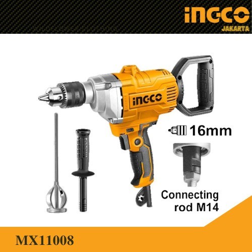 MESIN Paint Mixer Machine (16mm 1100W) INGCO MX11008 Electric Cement ...