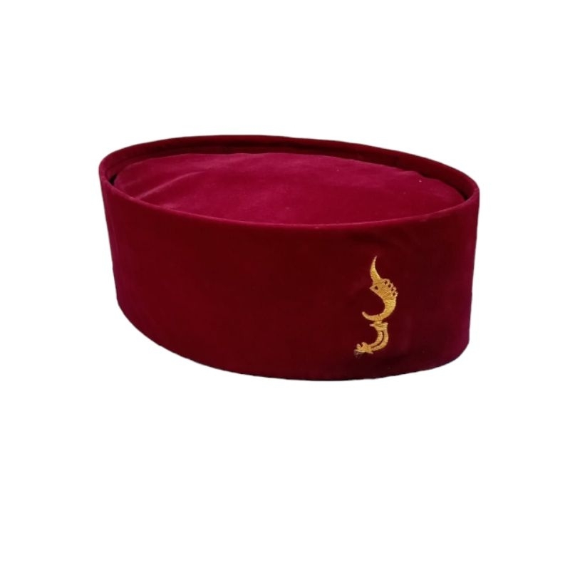 MERAH New RED!! Peci SONGKOK KOPIAH LAMBANG RED KUJANG 9CM HIGH - COOL ...