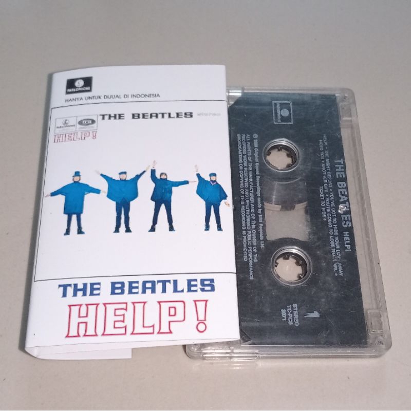 Cassette The Beatles - Help (COVER REPRO ISI ORI) | Shopee Singapore