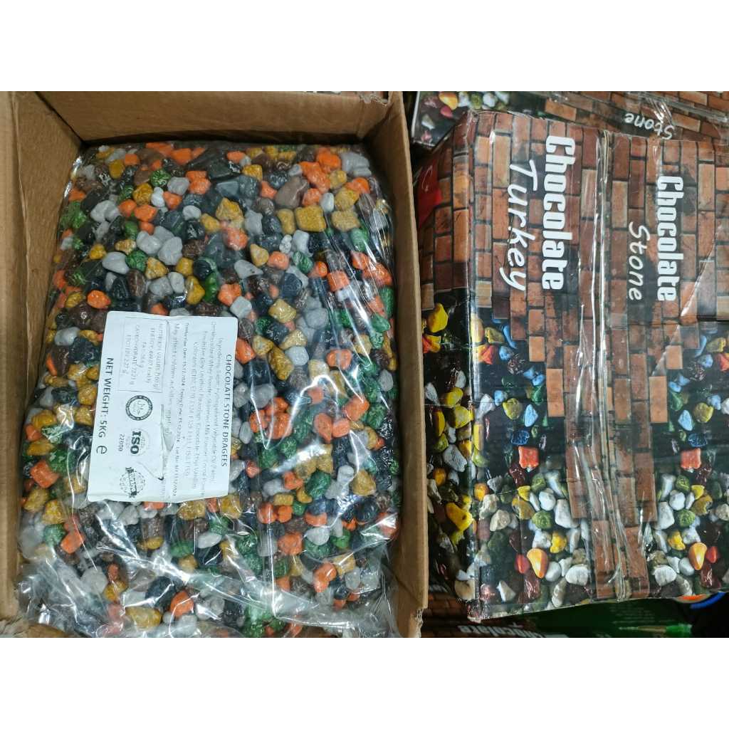 Choco stone-choco Stones / chocolate gravel repack 500gram / chocolate ...