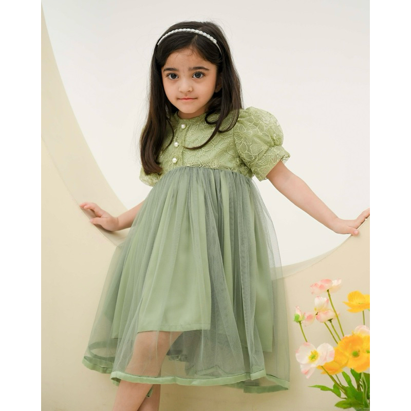 Little Jent - Rania Dress | Eid Raya Ramadhan Hijab Girls' Dresses 2025 ...