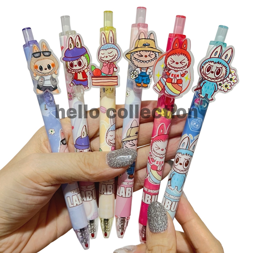 Labubu Shallow Children's Pen Acrylic Character Gel Pen Cute Cartoon 0 ...