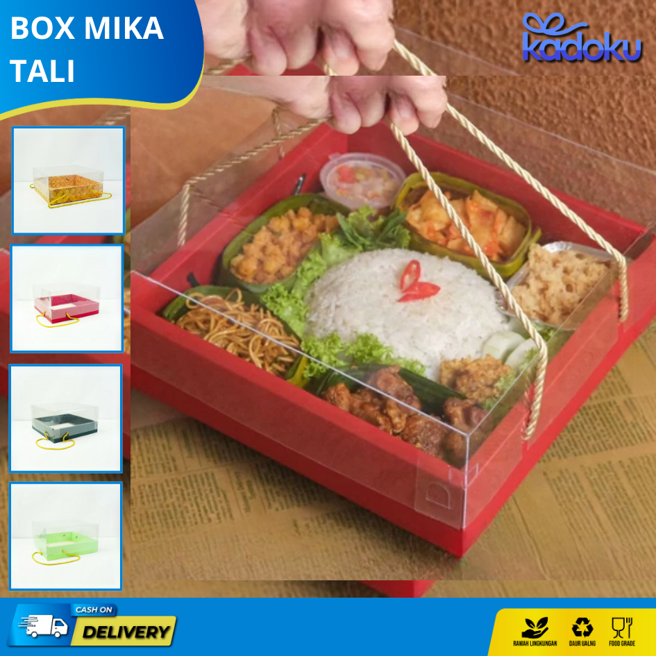 Transparent Mica Box / Mica Handle Rope Box / Mica Cookie Box / Cookie ...